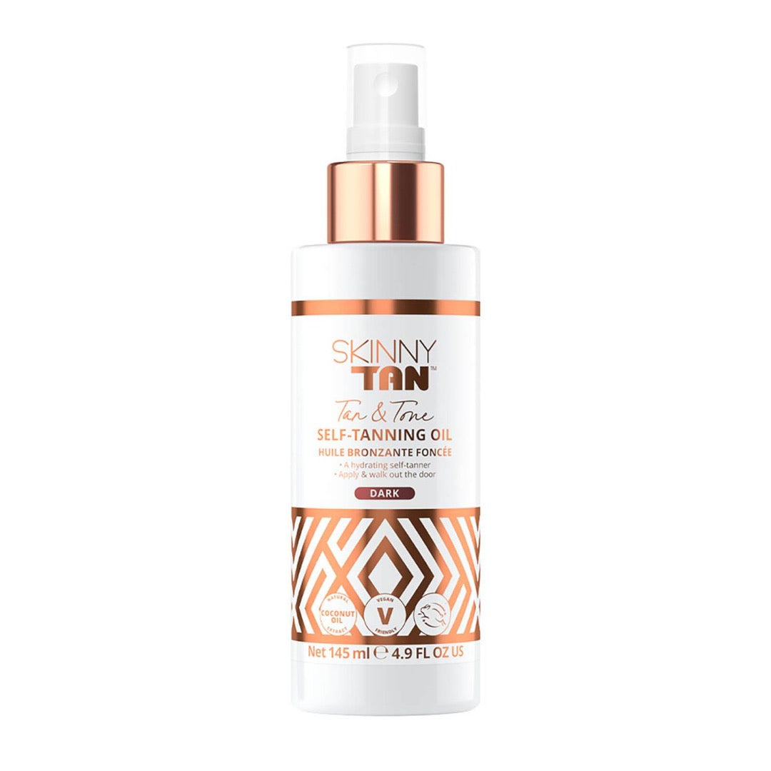 Skinny Tan | Tan & Tone Dark Oil for Body & Face | Face the Future