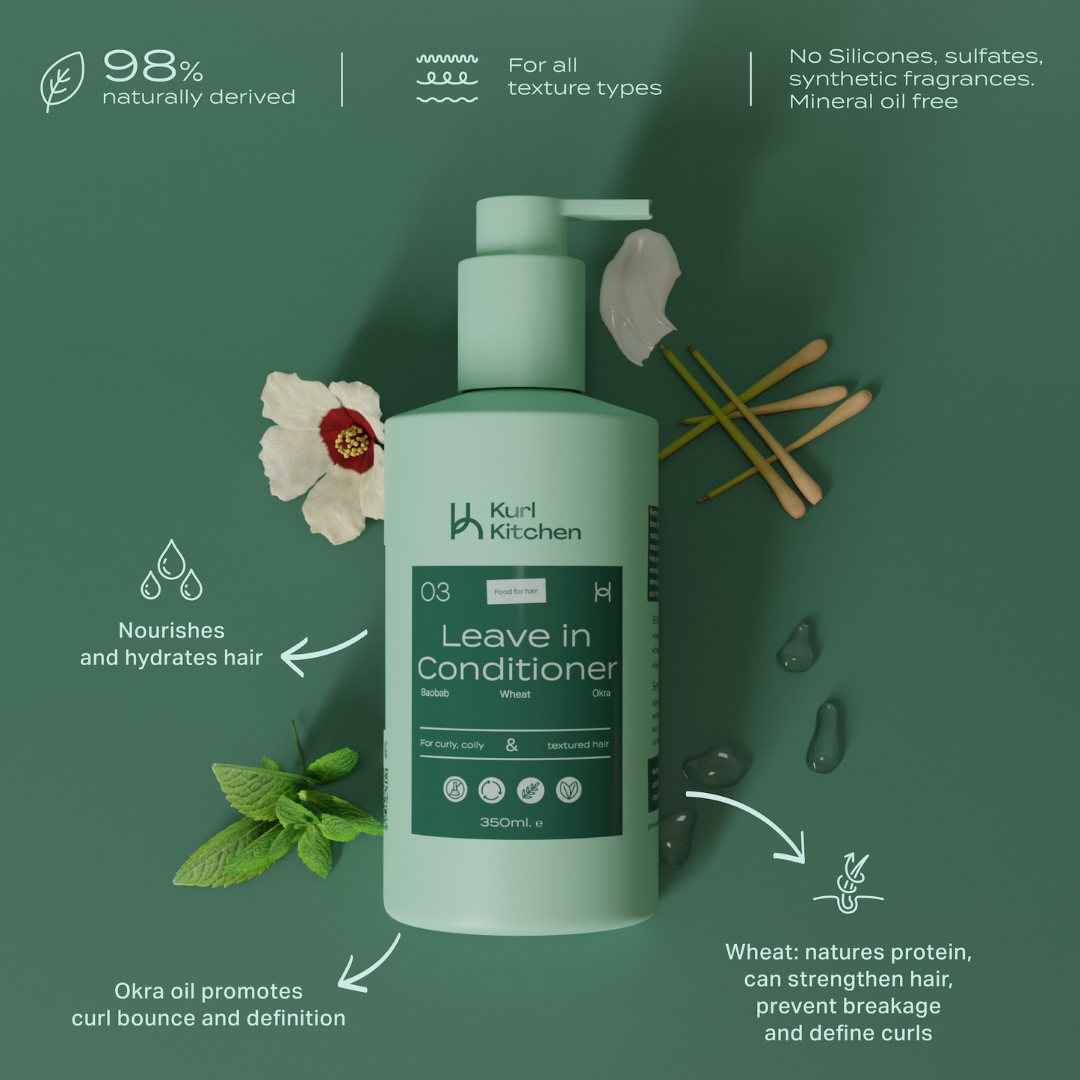 Kurl Kitchen Okra and Baobab Leave-in Conditioner 350ml Buy Online ...