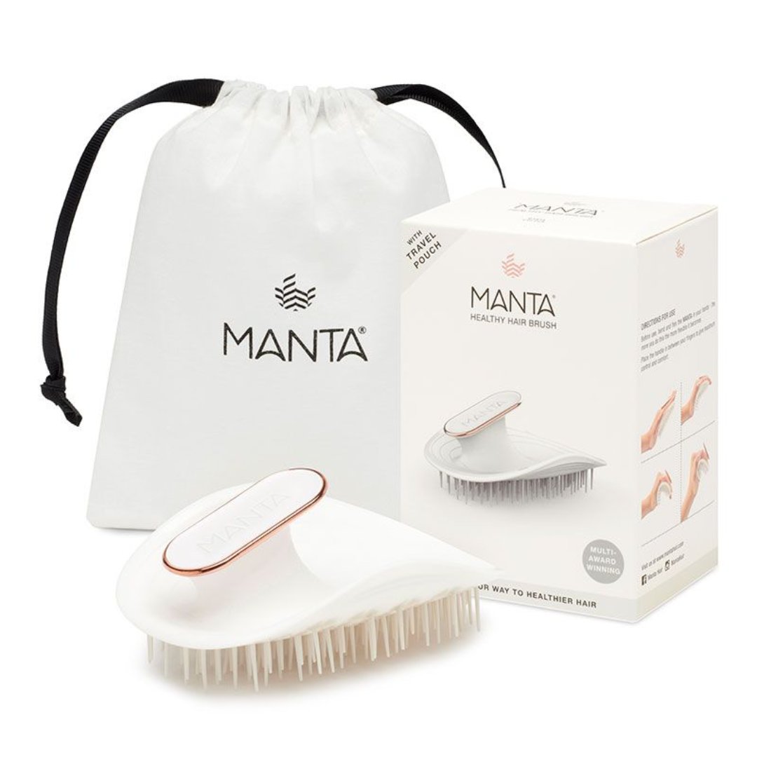 Manta Healthy Hair & Scalp Brush White Buy Online Today | Face the Future