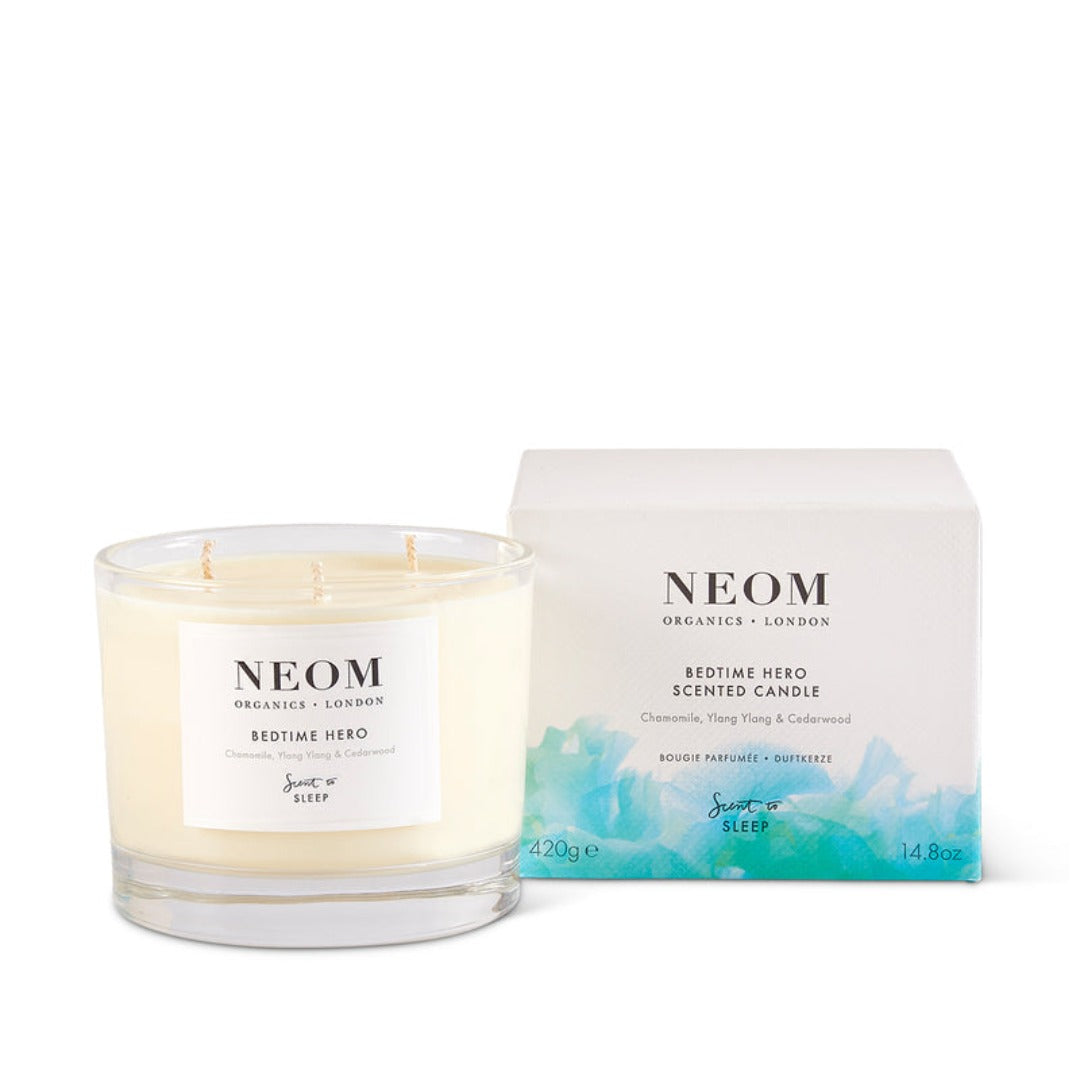 NEOM Bedtime Hero Scented Candle (3 Wicks) Buy Online Today | Face the ...