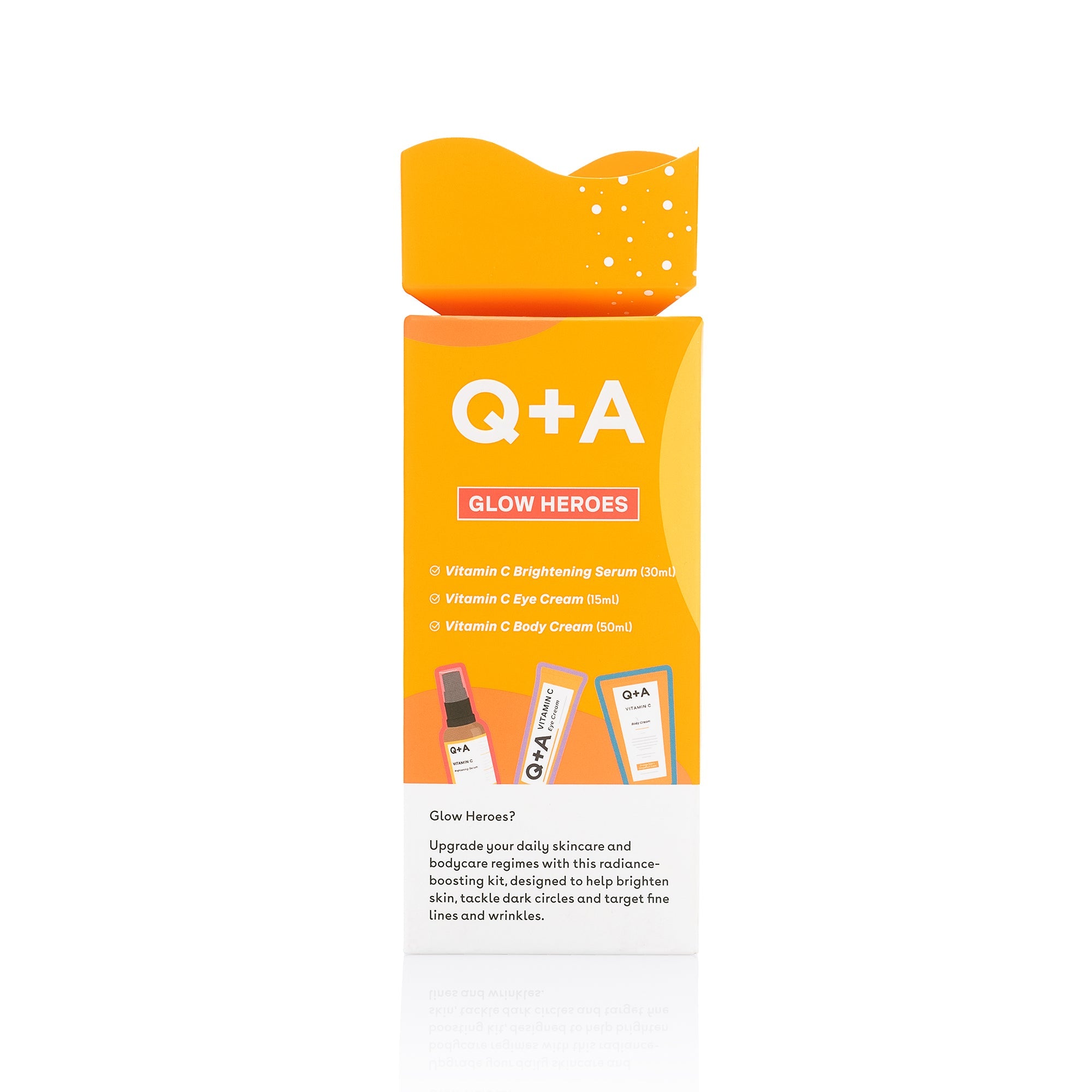 Q+A Glow Heroes Skincare Gift Set Buy Online Today | Face the Future