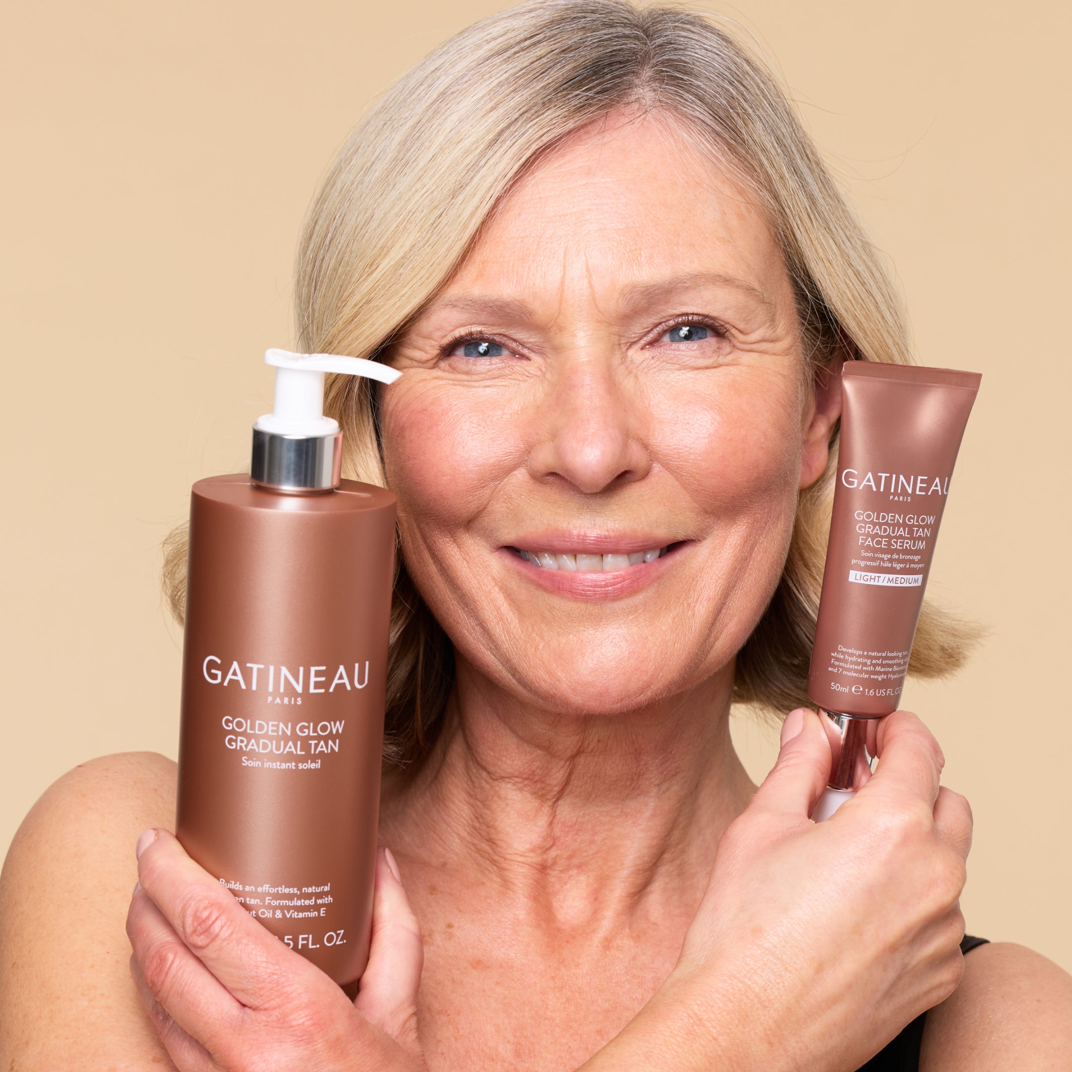 Gatineau Golden Glow Face & Body Duo 450ml - Medium/Dark Buy Online ...