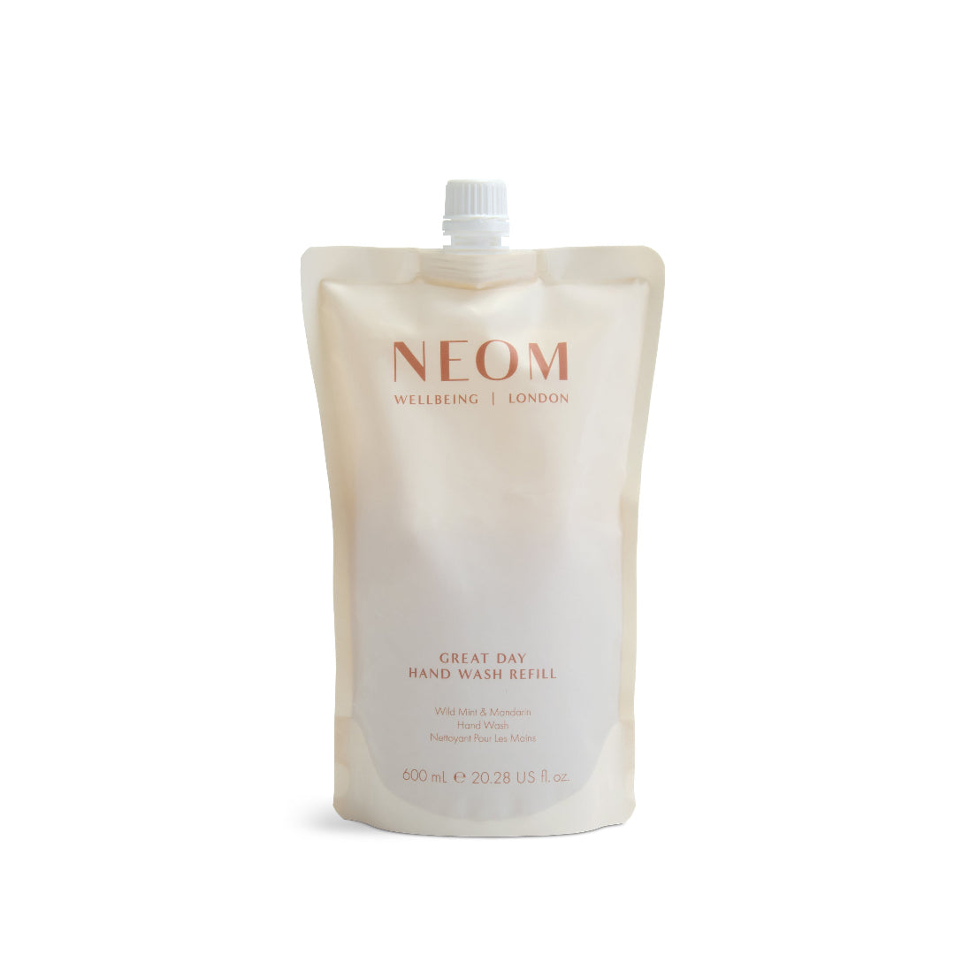NEOM Great Day Hand Wash Refill 600ml | Face the Future