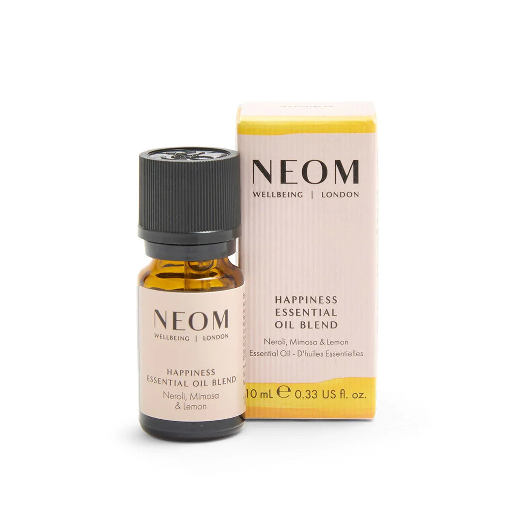 NEOM Wellbeing Pod Mini (Black) and Happiness Essential Oil Blend Duo ...