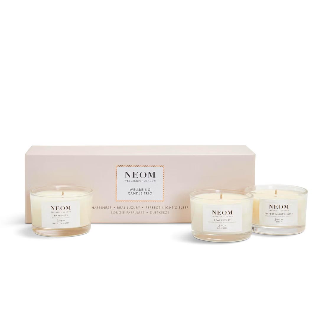 NEOM Wellbeing Candle Trio Buy Online Today | Face the Future