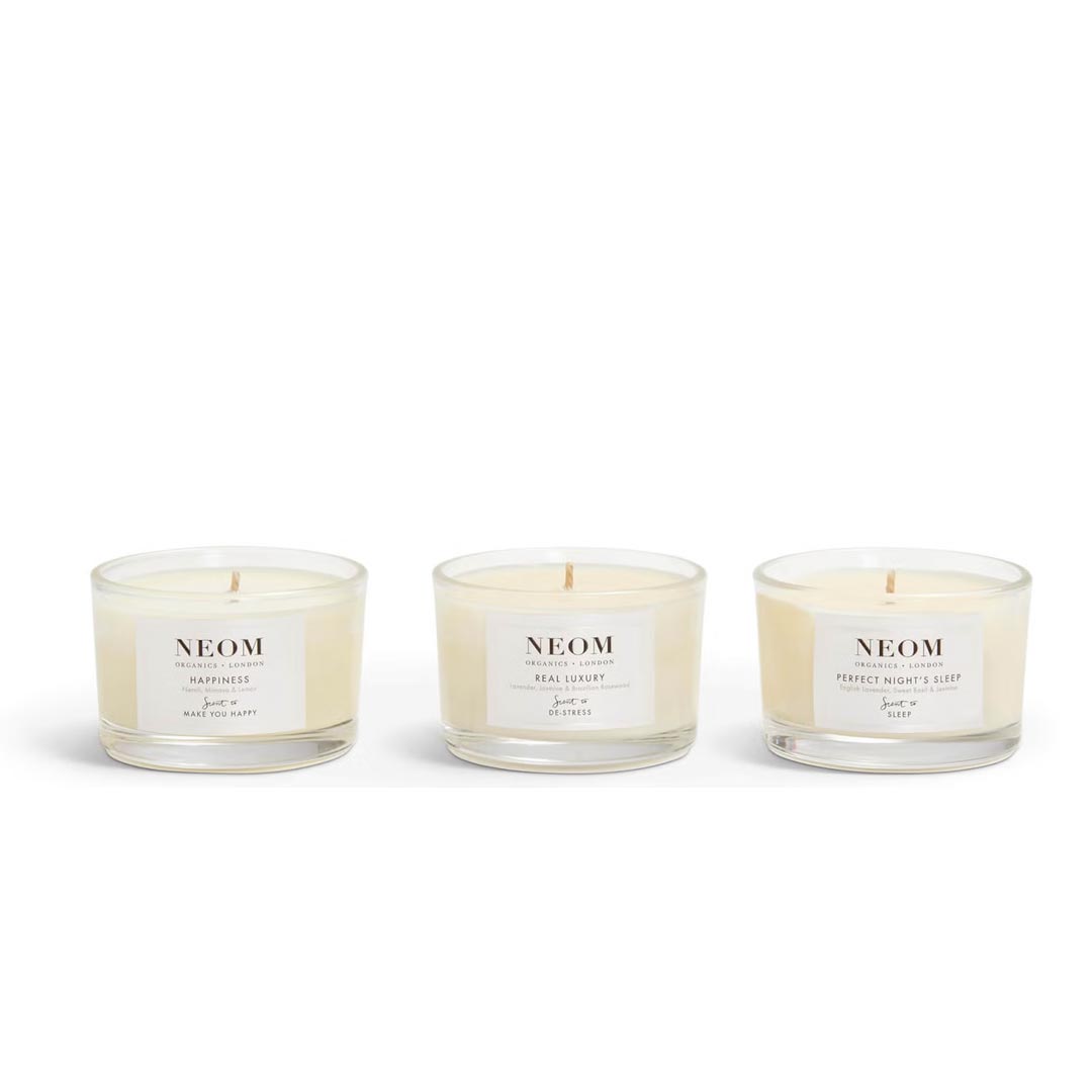NEOM Wellbeing Candle Trio Buy Online Today | Face the Future