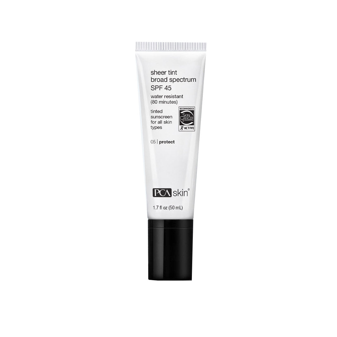 PCA Skin Sheer Tint Broad Spectrum SPF 45 Buy Online Today | Face the ...