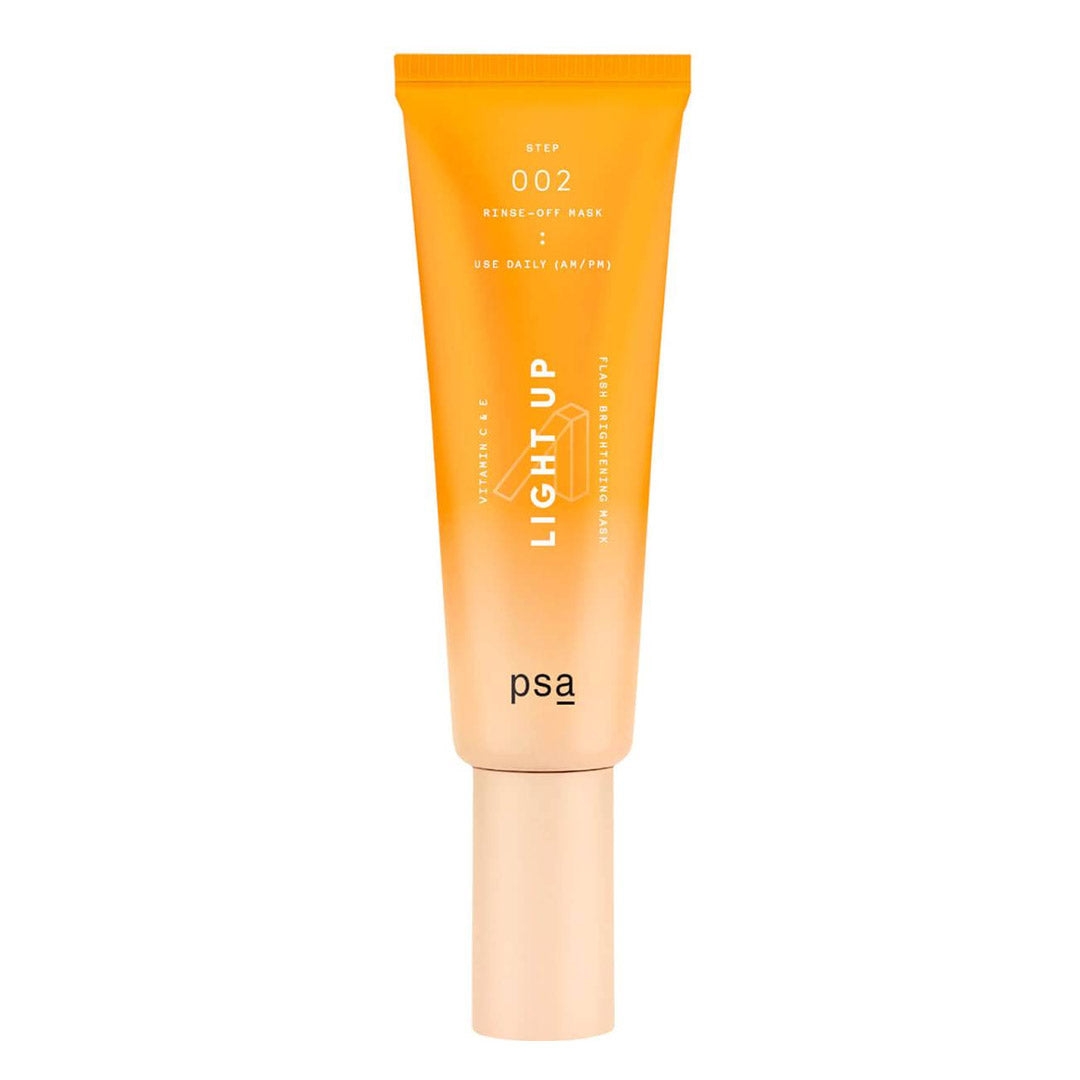 LIGHT UP Vitamin C & E Flash Brightening Mask | PSA | Face the Future