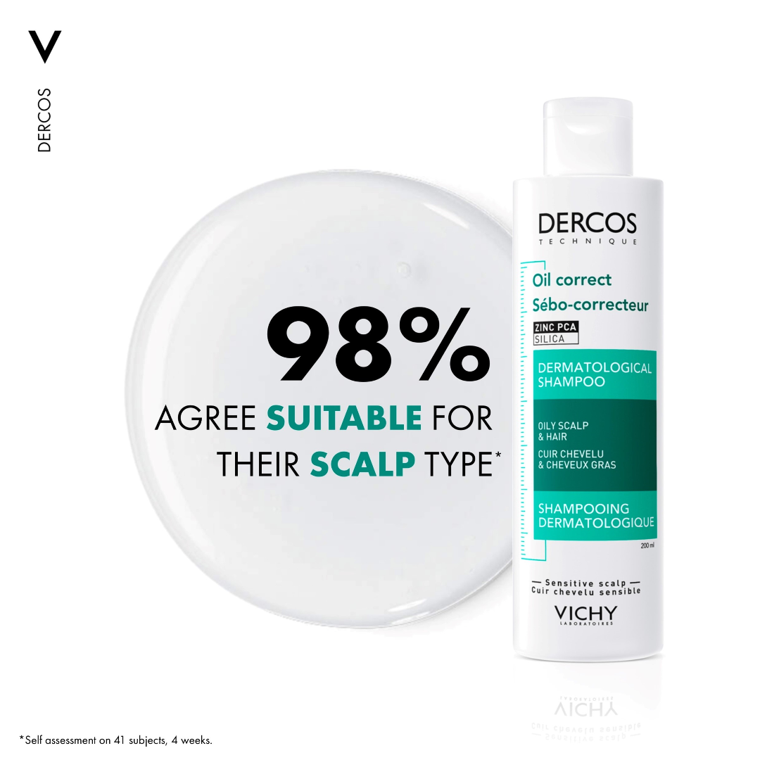 Vichy Dercos Oil Control Corrector Shampoo 200ml Buy Online Today ...