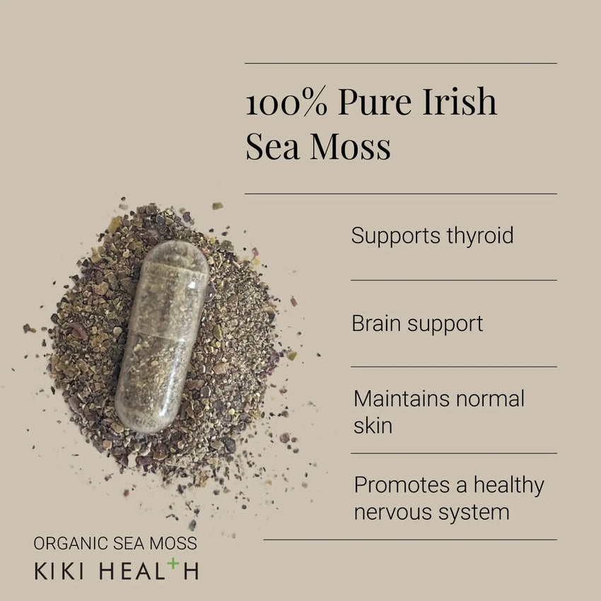 KIKI Health Organic Irish Sea Moss 90 Vegicaps Buy Online Today | Face ...
