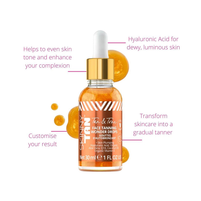 Skinny Tan Face Tanning Wonder Drops | Face the Future