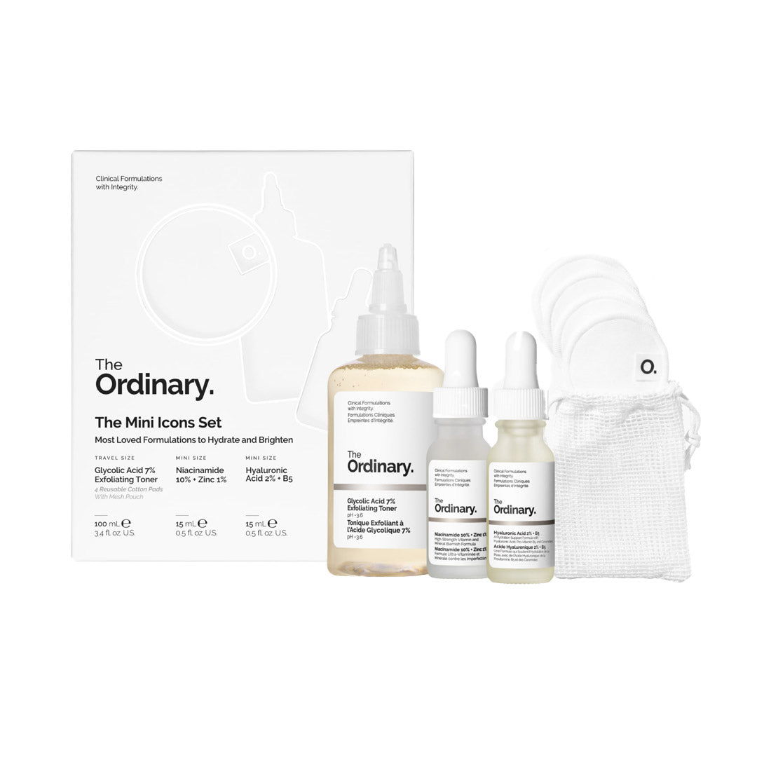The Ordinary The Mini Icons Limited Edition Skincare Gift Set featurin ...