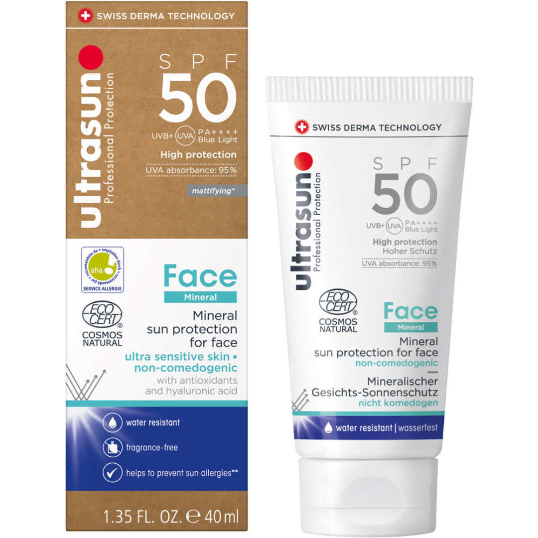 Ultrasun Mineral Face SPF 50 40ml | Face the Future