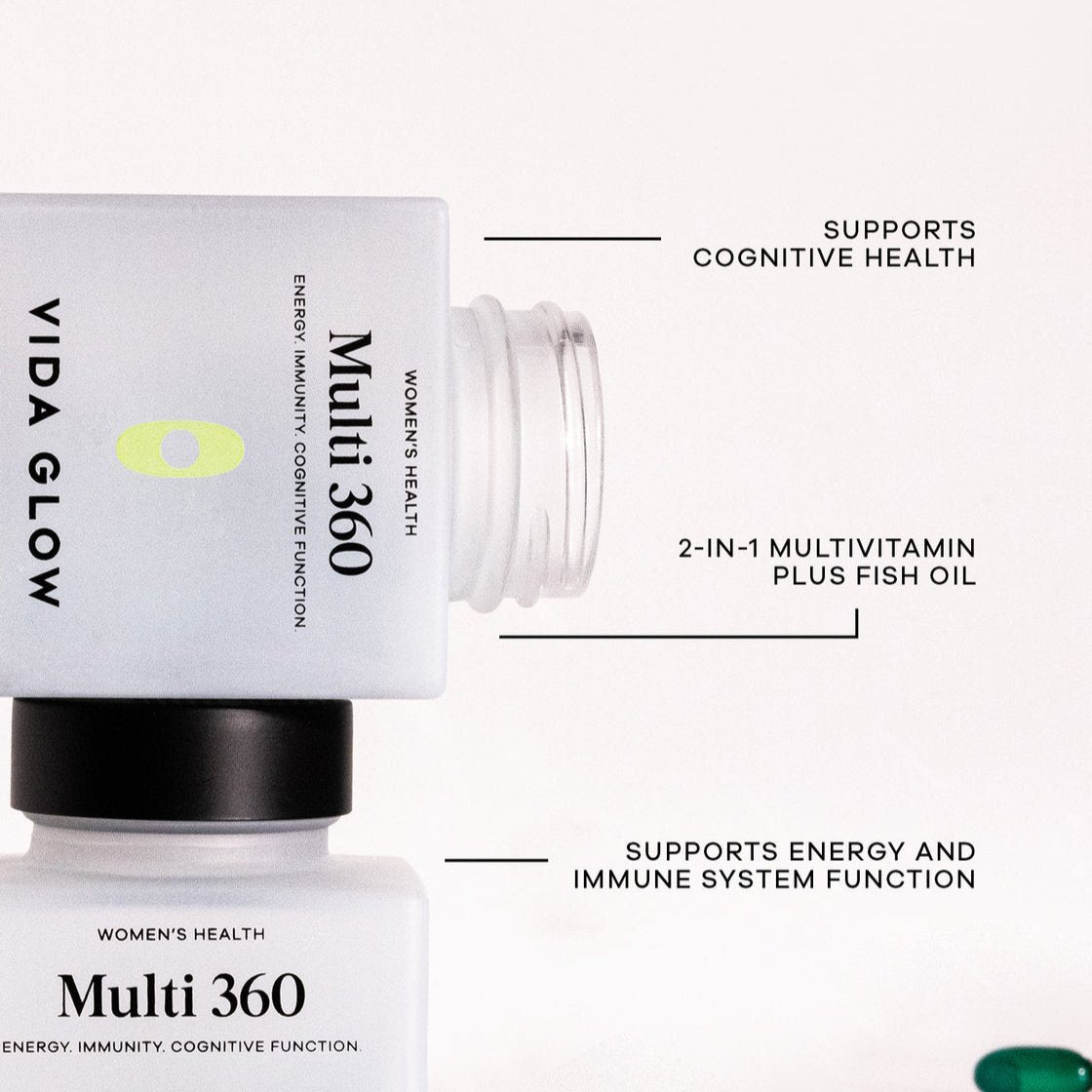 Vida Glow Multi 360 Vitamin Supplement | Face the Future