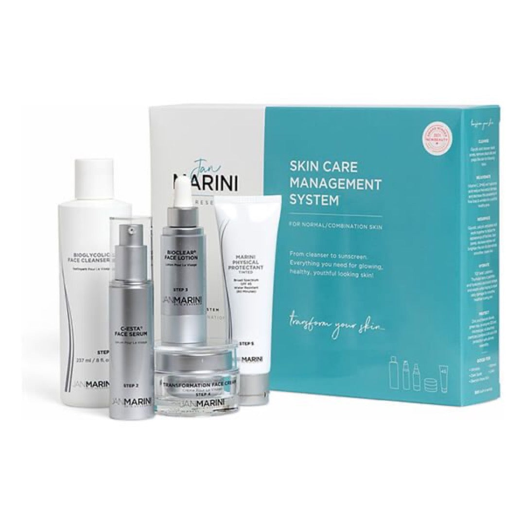 Jan Marini 5-Step Skincare Management System Normal / Combination Kit ...