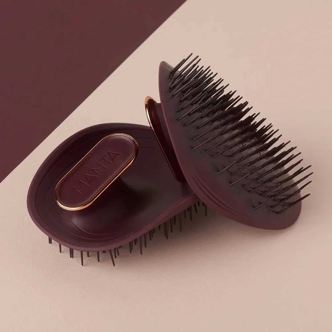 Manta Healthy Hair & Scalp Brush Burgundy Buy Online Today | Face the ...