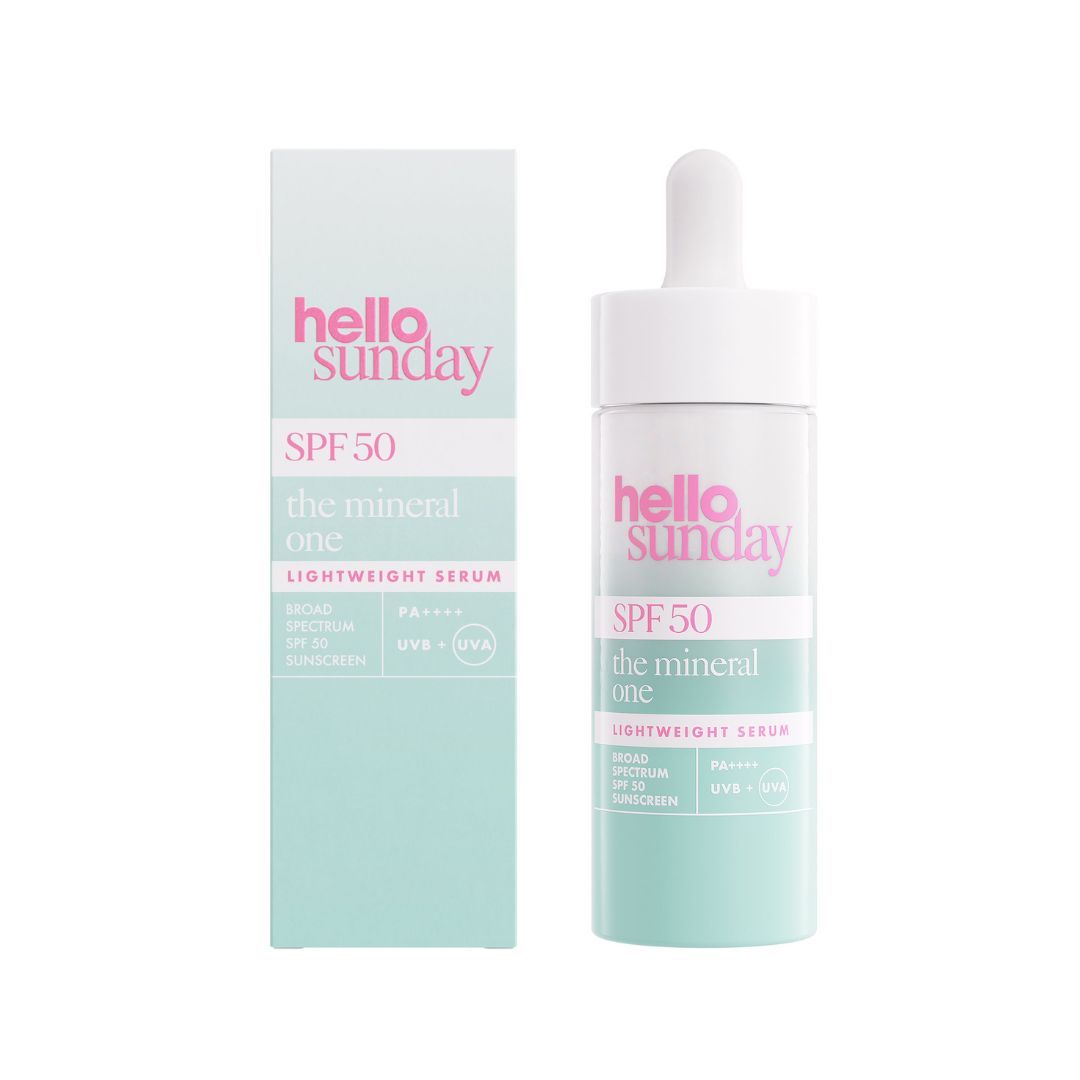 Hello Sunday The Mineral One - Lightweight Serum SPF50 | Face the Future