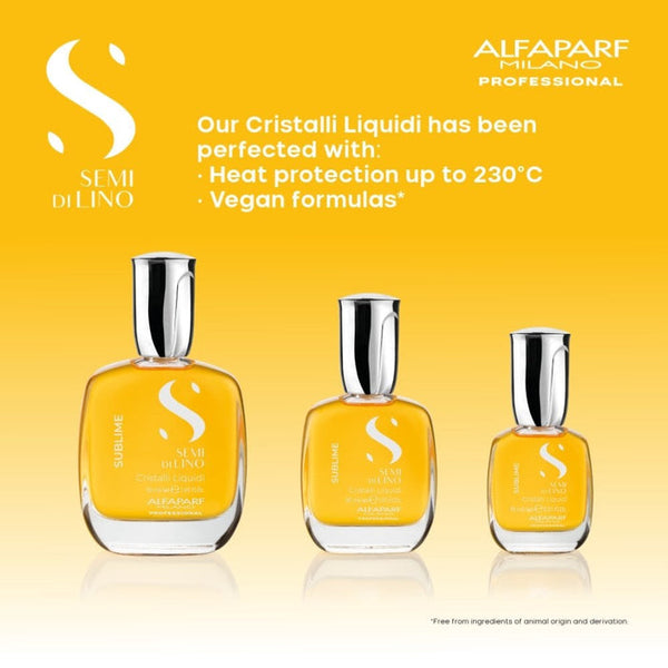Alfaparf Milano Semi di Lino Sublime Cristalli Liquid 50ml Buy Online ...
